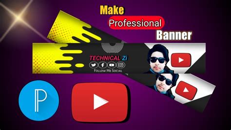 How To Make Professional Youtube Banner On Mobile Mobile Se YouTube Banner Kese Banaye TZi