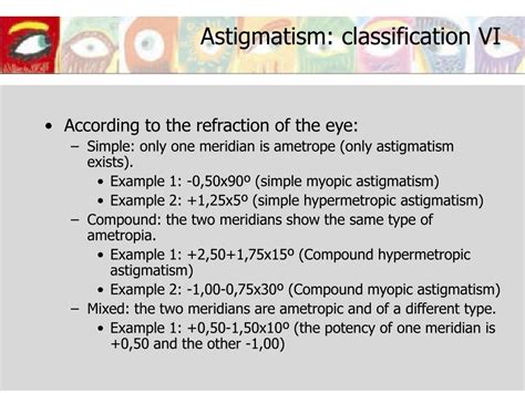 Ppt Astigmatism Powerpoint Presentation Free Download Id1322473