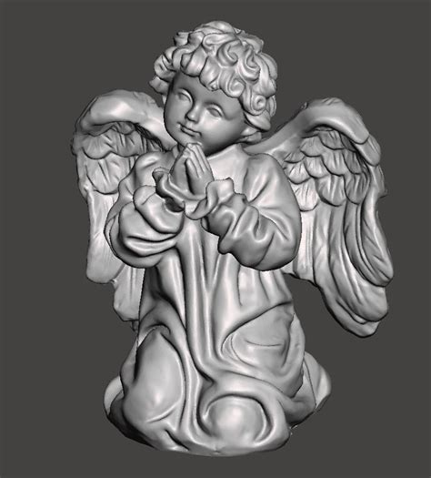 Stl File Praying Angel・design To Download And 3d Print・cults