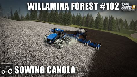 Sowing Canola And Spreading Lime Willamina Forest 102 Farming