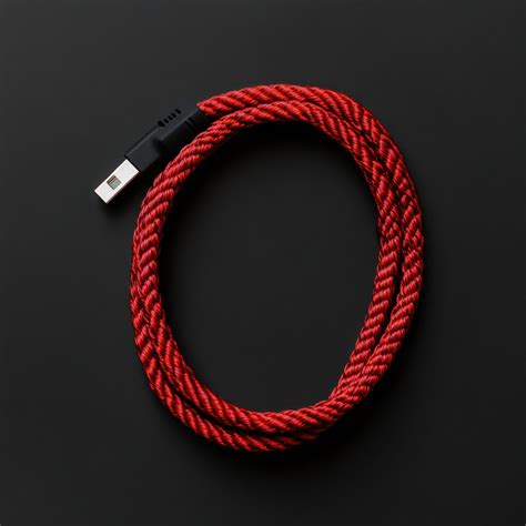 Charging Connector With Braided Usb Cable For Fast Power