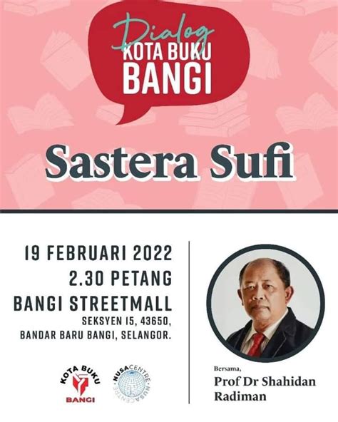 Sidang Pujangga Prof Dr Shahidan Radiman Atau Nama