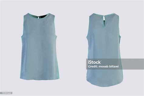 여성용 블랭크 블루라이트 그린 반소매 티셔츠 전면 및 후면 뷰 템플릿 빈 셔츠는 인쇄 디자인을 위해 조롱합니다 흰색에 격리 T 셔츠에 대한 스톡 사진 및 기타 이미지