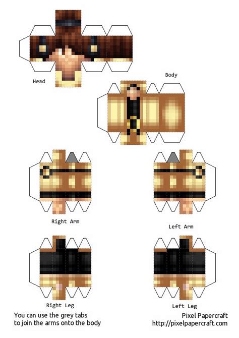 Oscu 321 Papercraft Experimento Hardcore Skins De Minecraft Cubos Minecraft