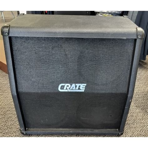 Crate Model Gx412xsa 4x12 Speaker Cabinet 8ohm 120 Watts Used