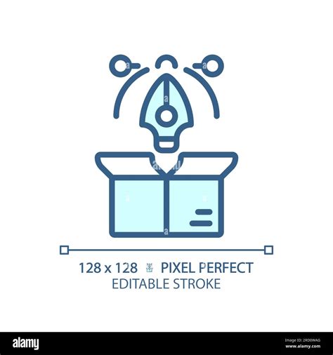 2d customizable creative design linear icon stock vector image and art