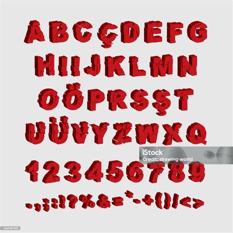Earthquake Text Font Alphabet Stock Illustration Download Image Now