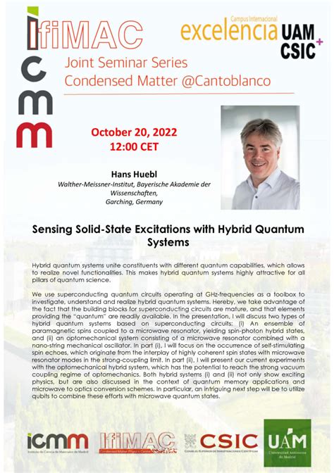 Sensing Solid State Excitations With Hybrid Quantum Systems Ifimac Condensed Matter Physics