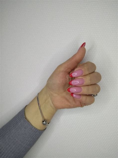 French Manicure Stock Photo Image Of Manicure Polish