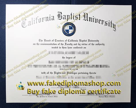 Buy A Fake Cbu Diploma With A Real Raised Seal