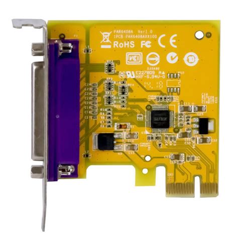 Placa Pci Ex Express Lpt1 Paralela Db25 Impressora Sunix Par6408a