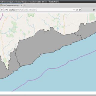 Visualization Of The Interactive Map Interface List Of Layers And The