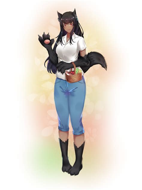 Anubis Monster Girl Encyclopedia Drawn By Minokyu Danbooru