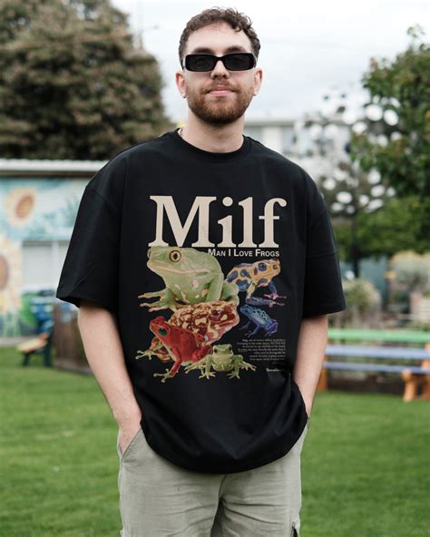 Man I Love Frogs Oversized Tee Vintage Retro Oversized Tee