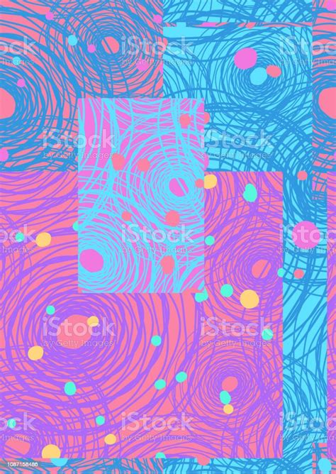 Seamless Repeating Abstract Background From Abstract Spider Webs And