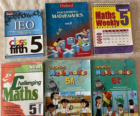 Primary 5 Math Books Hobbies And Toys Books And Magazines Textbooks On