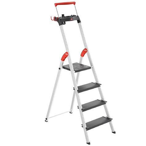 Hailo L100 Topline Safety Ladder 4 Steps