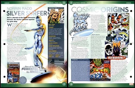 Silver Surfer Norrin Radd Si 01 Heroes Cosmic Marvel Fact File Page