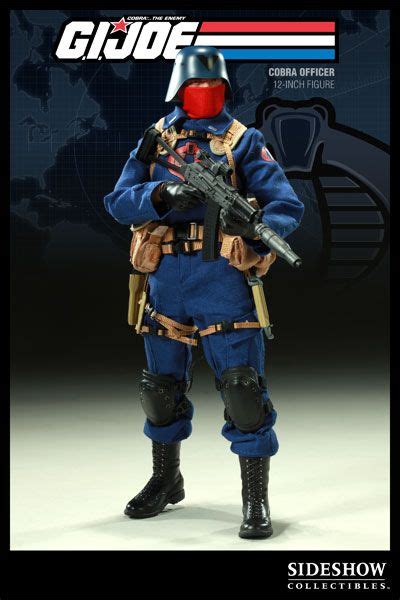Gijoe Sideshow Collectibles 12 Figure Cobra Officer