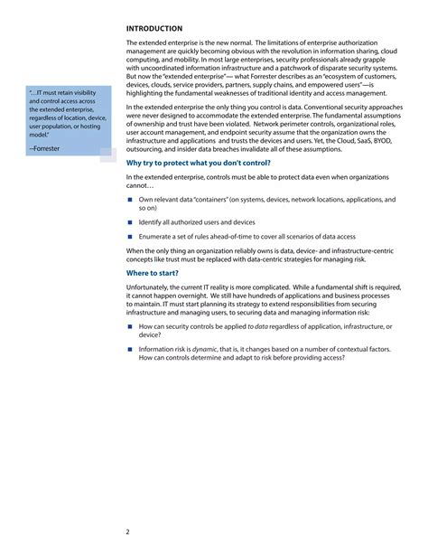 Data Centric Security For The Extended Enterprise Pdf Cloud