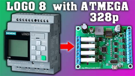 plc logo 8 con arduino atmega328p
