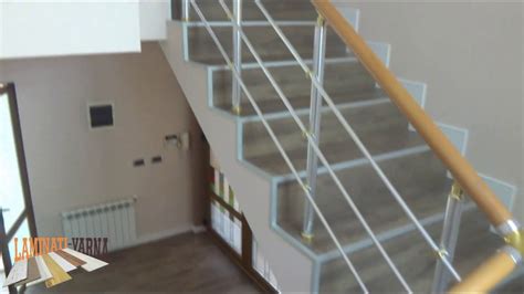 Ламиниран паркет на стълбище Youtube