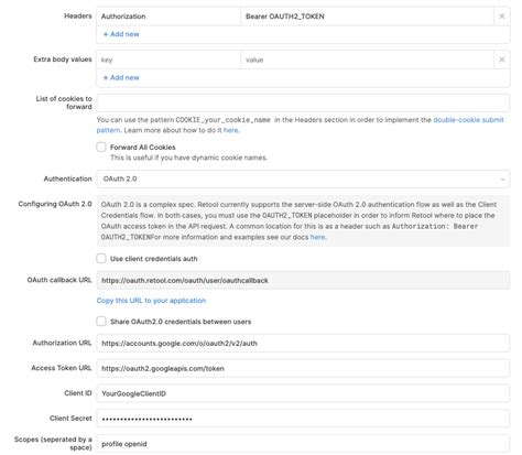 Configure Api Authentication Retool Docs