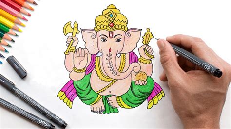Incredible Compilation Of 999 Ganpati Drawing Images Stunning