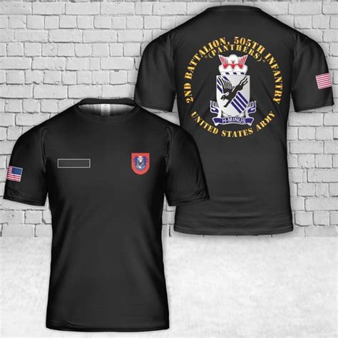 Us Army T Shirt Personalized Us Army 2 505th Parachute Infantry