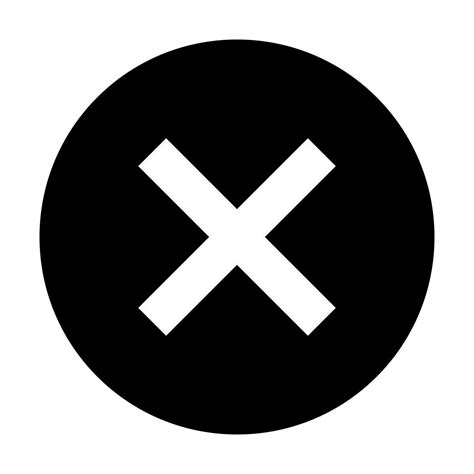 High Quality X Button Png Icon For Your Designs
