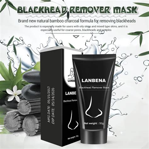 LANBENA Blackhead Remover Nose Mask For Face Care Tool Pore Strip Black ...
