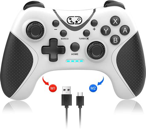 Jp Switch コントローラー 「2023年末新登場」 スイッチ プロコントローラー 背面ボタン4つ付き マクロ