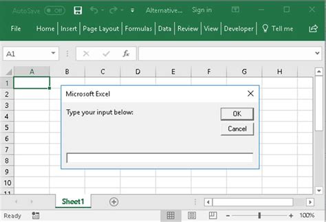 Simple Alternatives To Userforms