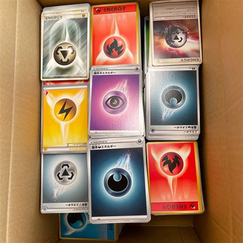 ポケモンカード 基本エネルギー（水6枚）（雷1枚） （炎15枚）（21枚）など リアル 48000円引き Swimmainjp