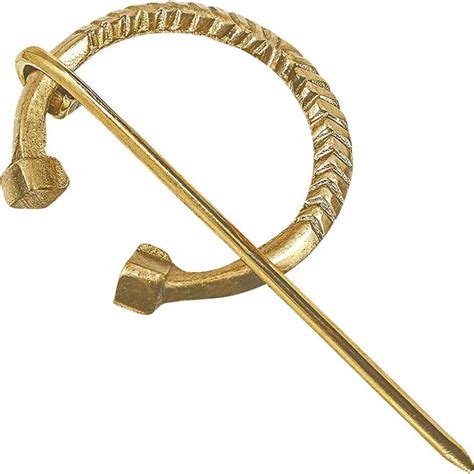 Small Brass Cloak Pin Hw 700676 Medieval Collectibles