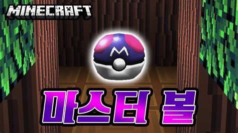 Ⓜ️야생에서 마스터볼 얻는 세가지 방법 마인크래프트 포켓몬모드pc [사이] Youtube