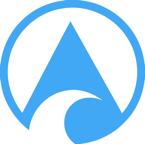 Letra a diseño de icono creativo y único Vector Premium
