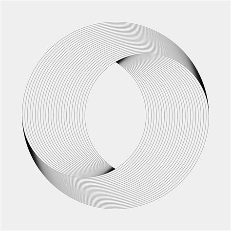 Premium Vector Circle Optical Illusion