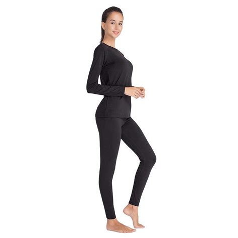 Thermal Underwear For Women Long Johns Set Fleece Lined Ultra Soft BSA Soar