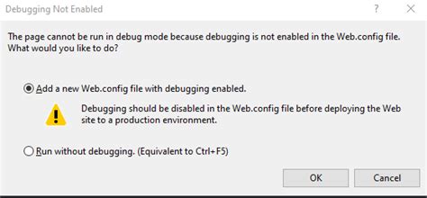 C Cant Debug My Net Web Api In Visual Studio Stack Overflow