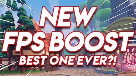 New Roblox Fps Boost Script Best One Ever Roblox Exploit Youtube