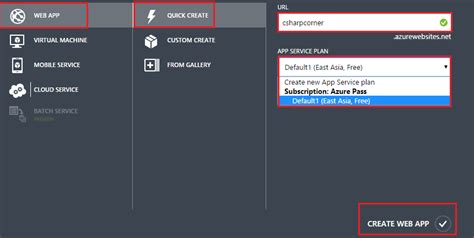 Publish Web App On Windows Azure