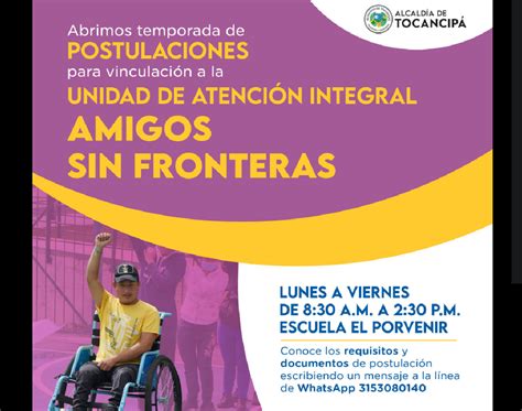 Postulaciones Abiertas Para La Unidad De Atención Integral Amigos Sin