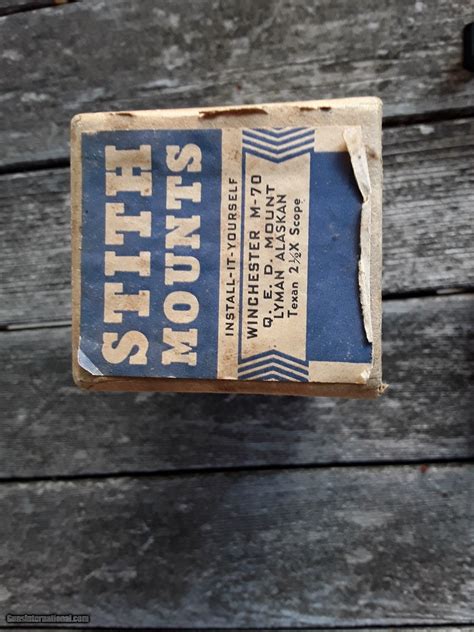 Stith Scope Mount For Model 70 Or 54 Winchester For Sale