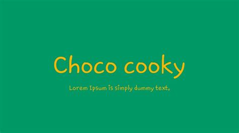 Download Font Choco Cooky Ttf Mazcharlotte
