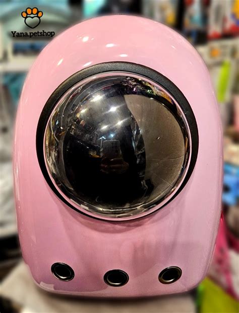 کوله حمل سگ و گربه وارداتی رنگ صورتی پت شاپ یانا