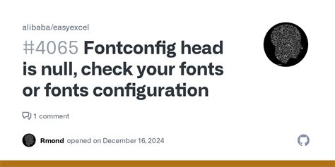 Fontconfig Head Is Null Check Your Fonts Or Fonts Configuration