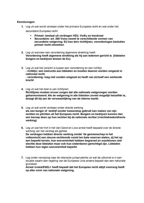 Verplichte Opgaven Huiswerk Van Week 2 Kennisvragen Leg Uit Wat