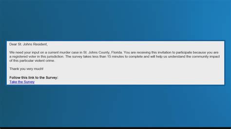 Survey About Tristyn Bailey Murder Case Sent To St Johns County