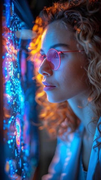 Premium Photo Educator Preparing Interactive Elearning Modules